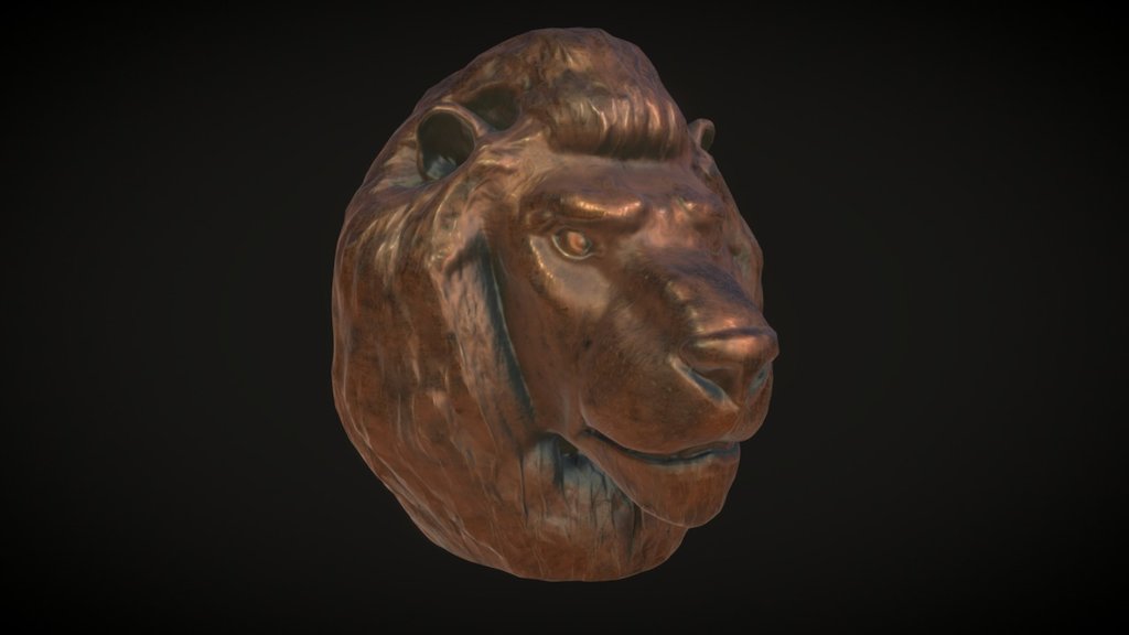 Lion Sculpture - 3D model by Oleksandr Bykov (@oleksandr.bykov ...