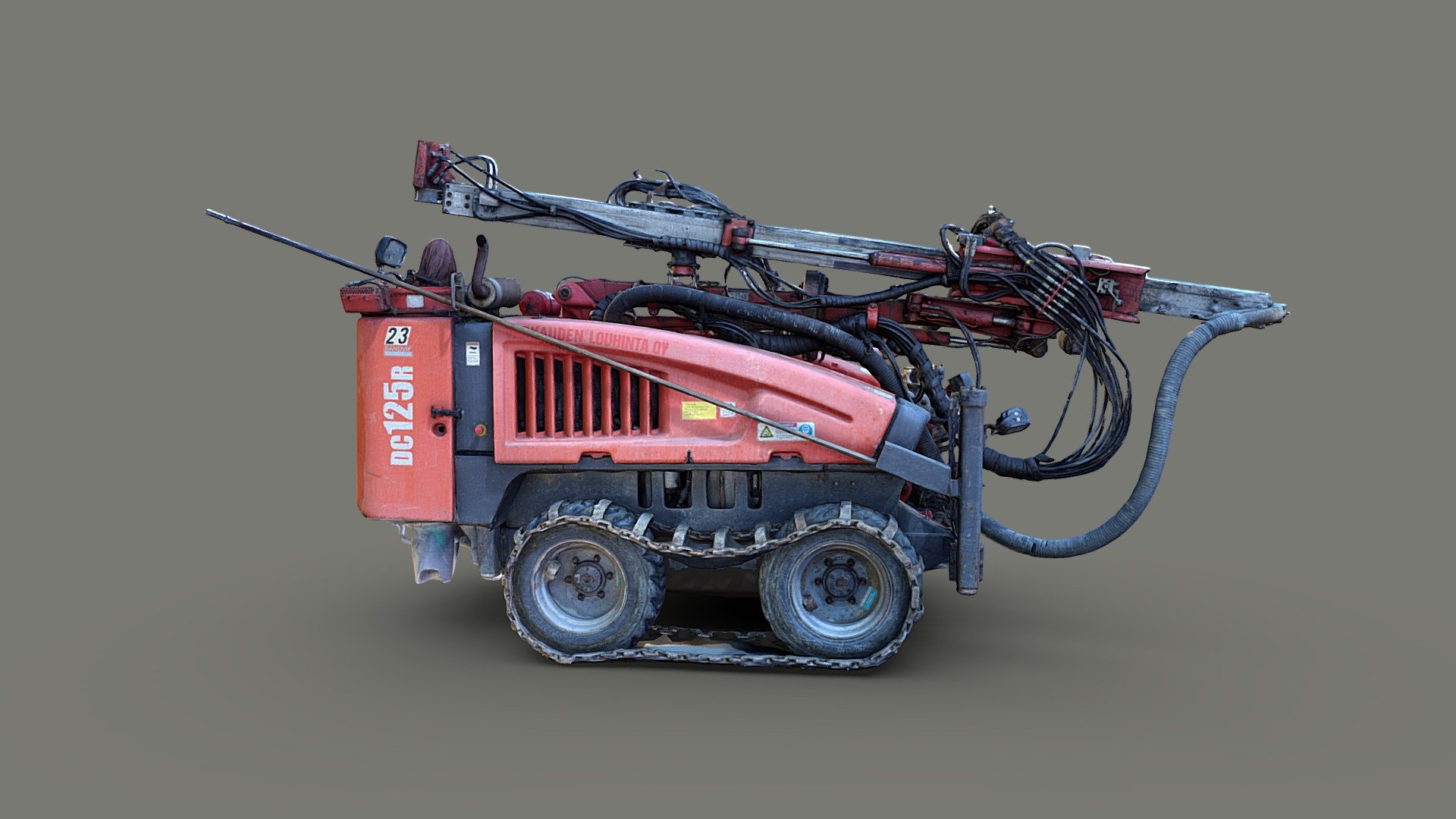 Sandvik Commando DC125R - 3D model by Lassi Kaukonen (@thesidekick ...