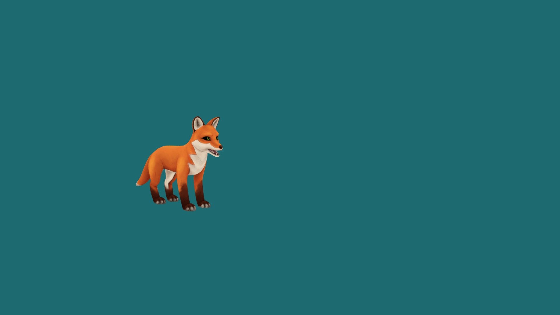 Baby Fox Jump - 3D model by Daniellemcbride [8fcf3c0] - Sketchfab