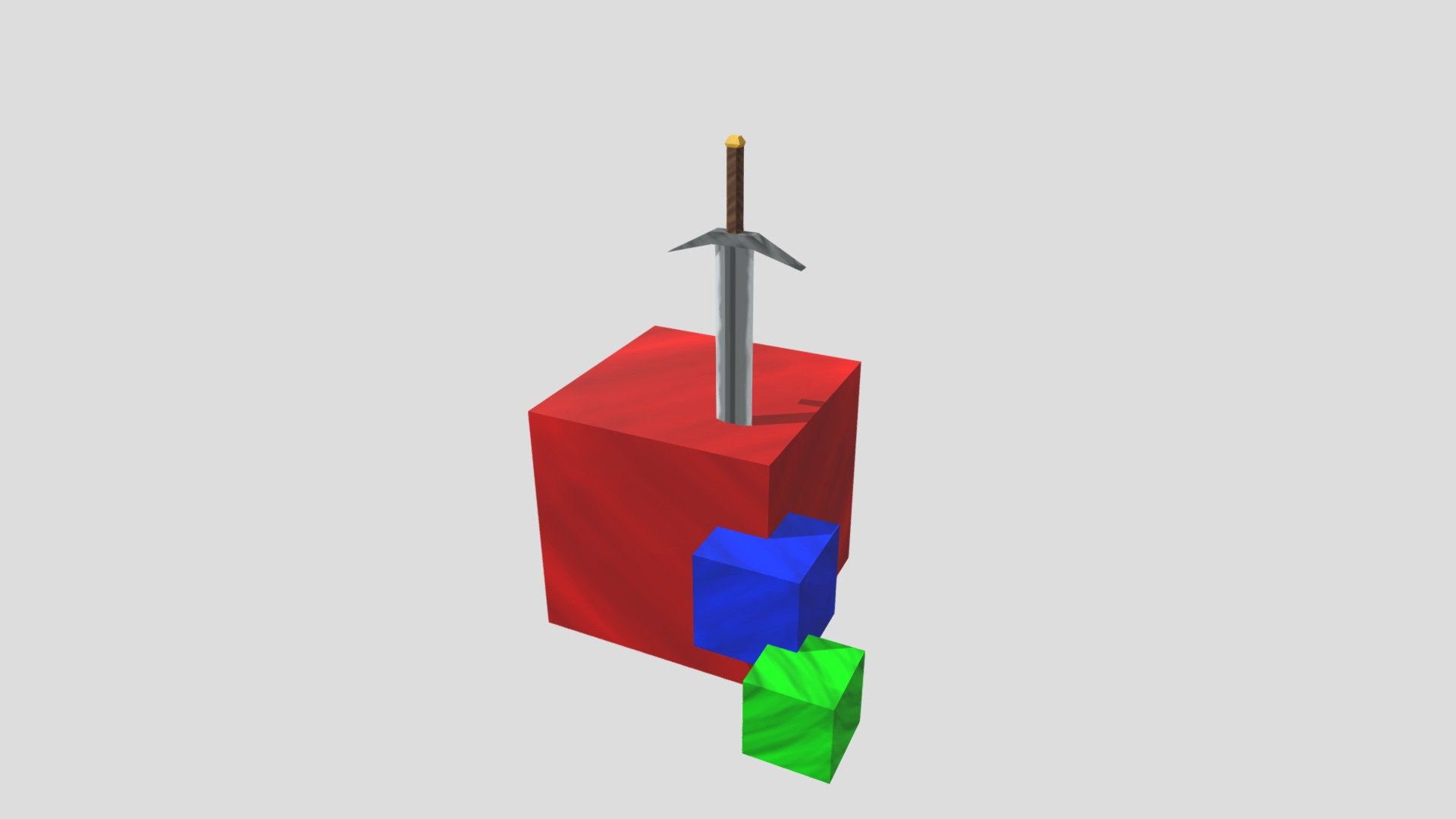 Sword In The Stone - Download Free 3D model by Andre B. L. Vieira ...