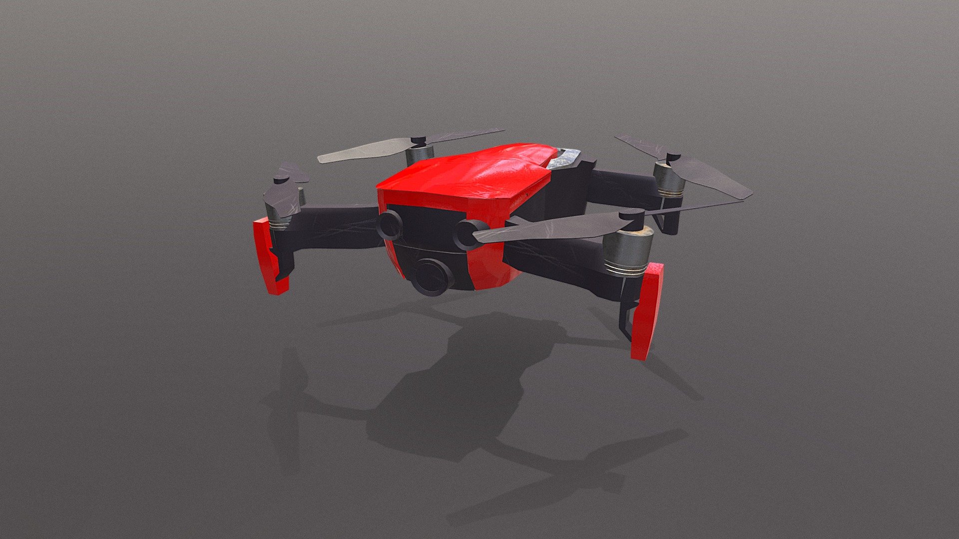 Textured Drone Model - Download Free 3D model by Kim Clarke (@kim ...