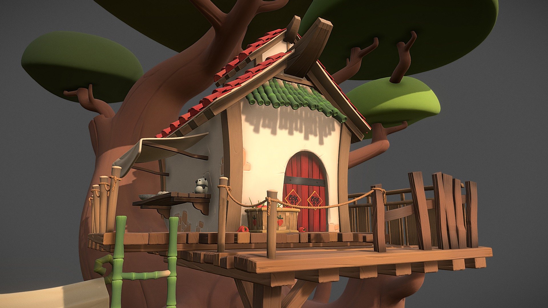 DAE Sculpting - Po Treehouse - 3D model by StanVerhoeven [8fd4917 ...