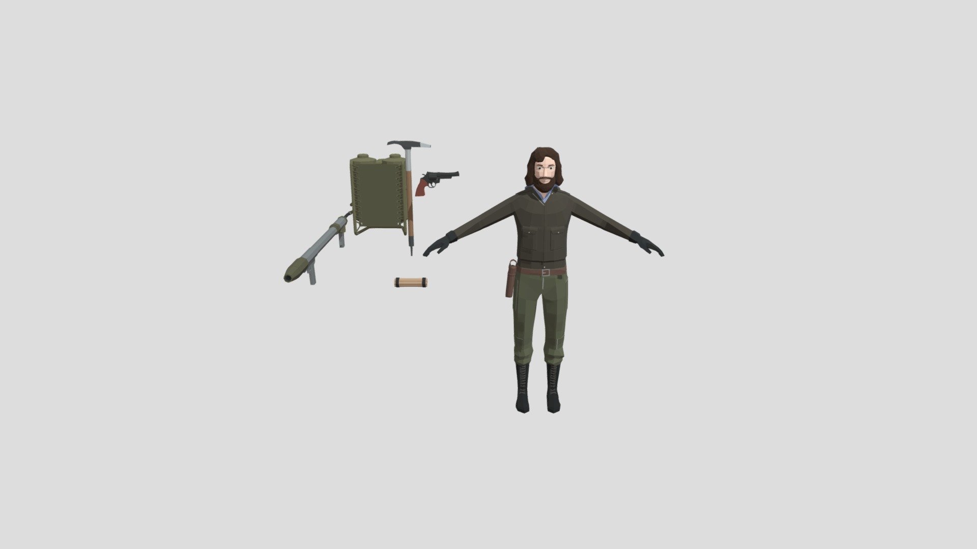low poly character - 3D model by MadTrollStudio [8fd4bd9] - Sketchfab