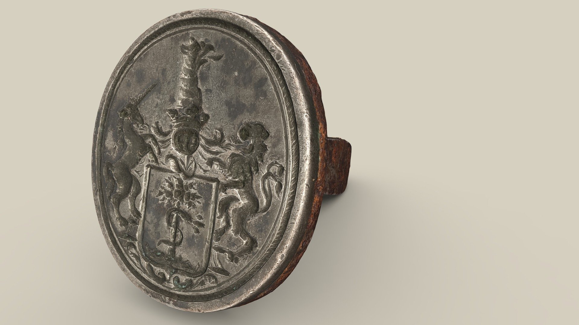 Stamp seal - Buy Royalty Free 3D model by noe-3d.at (@www.noe-3d.at ...