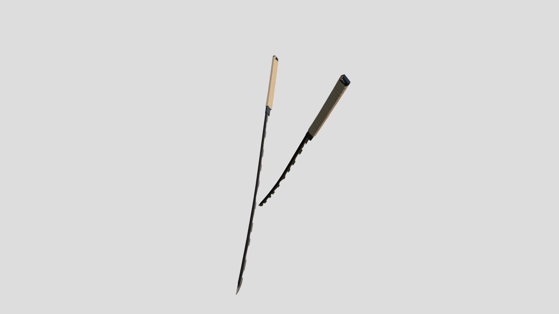 inosuke sword - 3D model by krishnamistry [8fd5f6e] - Sketchfab