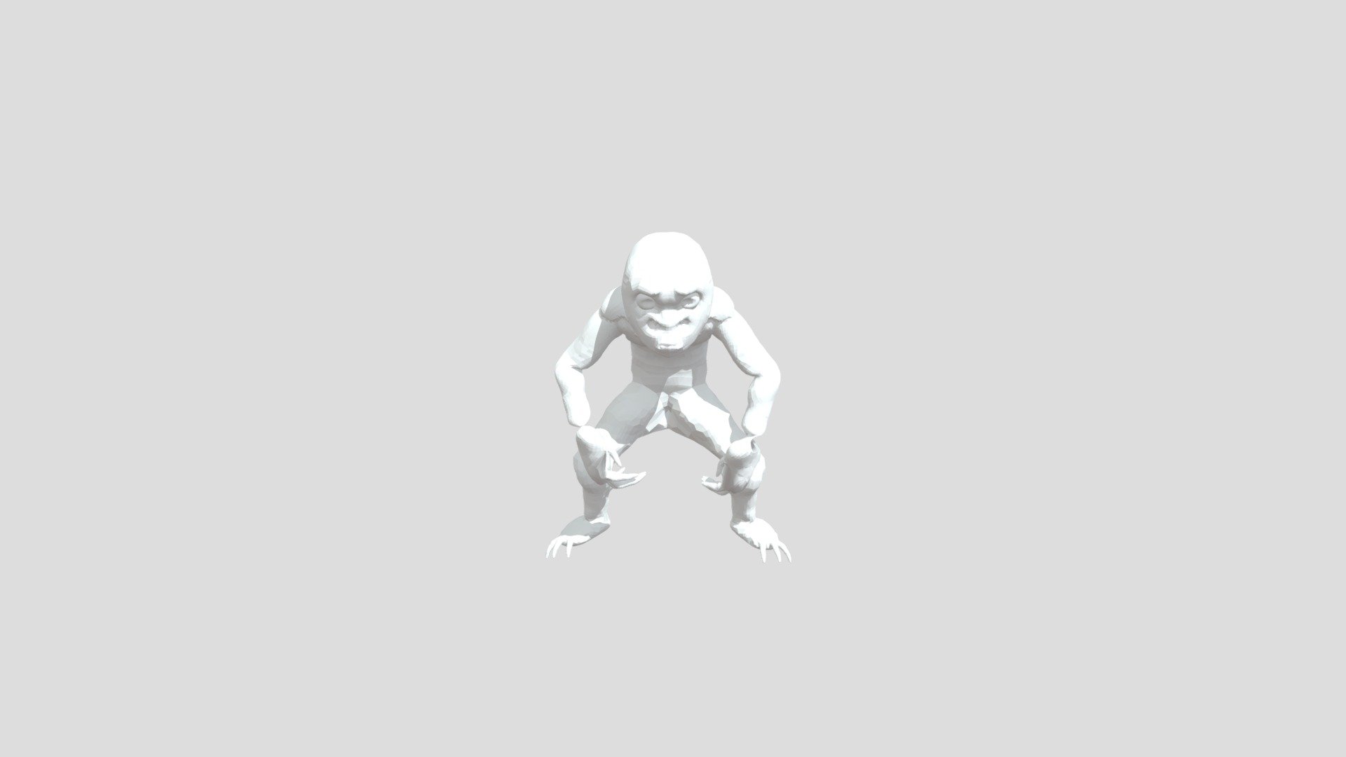Baby 3 Toed Monkey - 3D model by Izzy_Mirabal [8fd796f] - Sketchfab