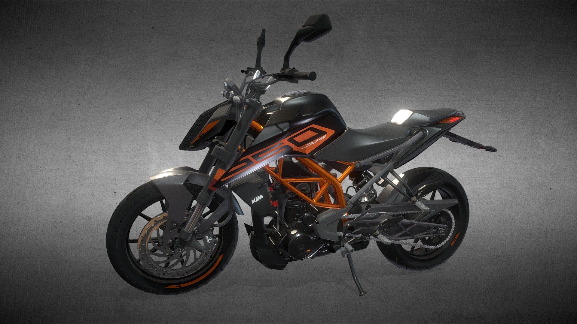 duke bike - 3D model by PolyGraffiti [8fda38f] - Sketchfab
