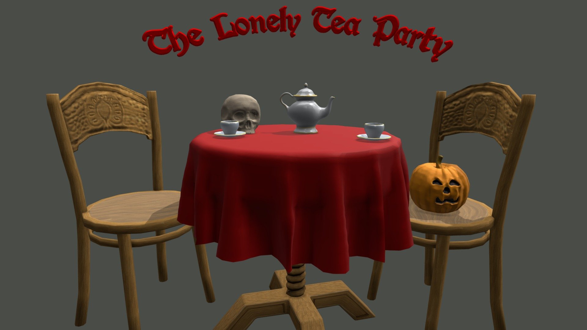 Tea Party - 3D model by Kristoffer Stranden (@intra32) [8fdae25 ...