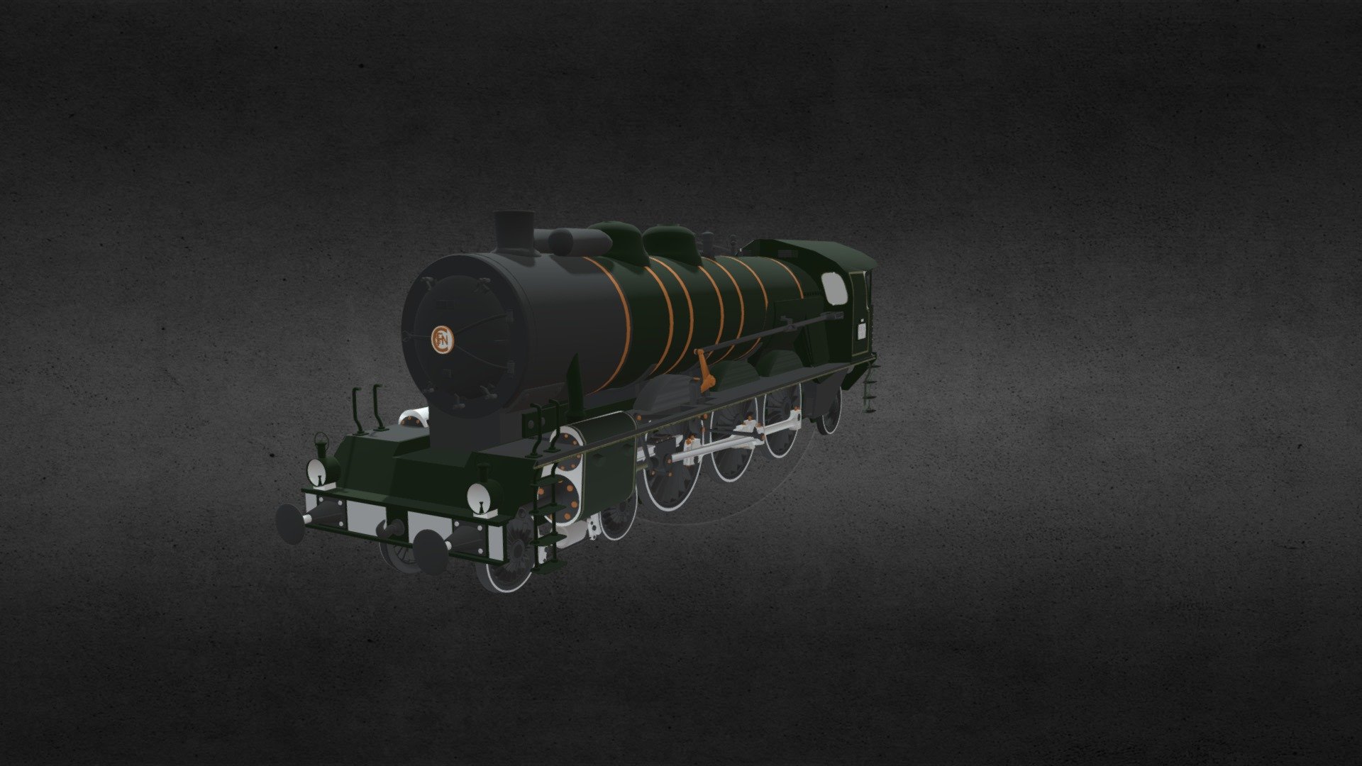 Locomotive à vapeur 231 PLM - 3D model by lacompagniedutrain [8fdbb92 ...