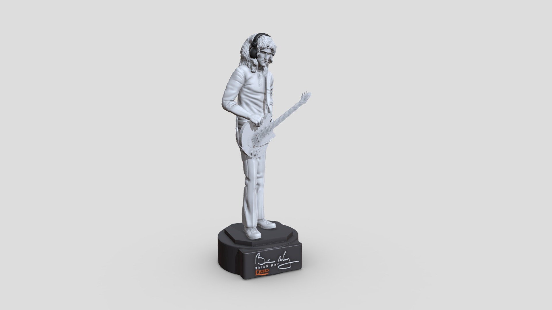 Brian May - queen - 3D Printing - Buy Royalty Free 3D model by ronnie ...