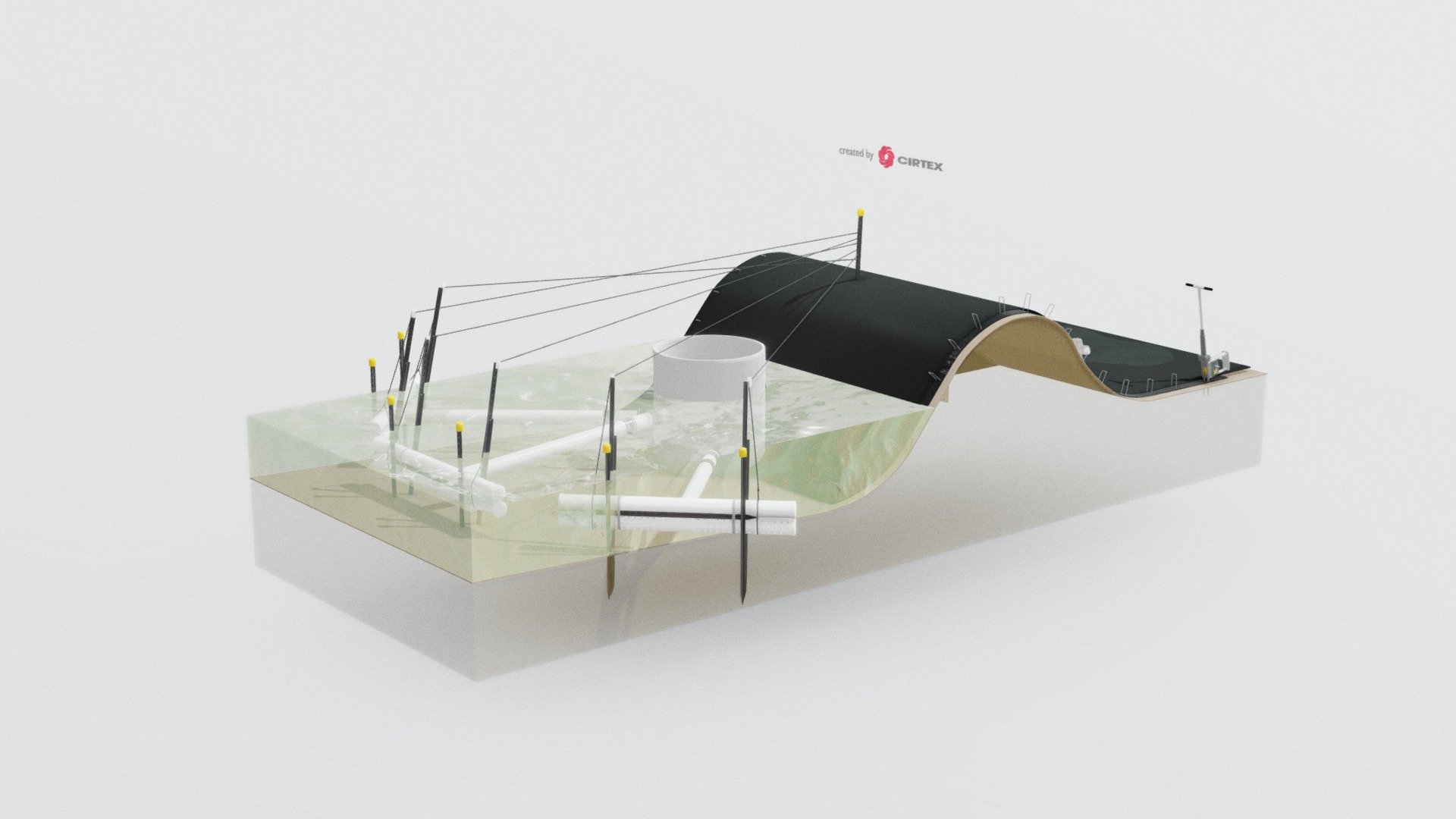 Cirtex® Civil - T-Bar Decanting System - 3D model by Cirtex [8fdff50 ...