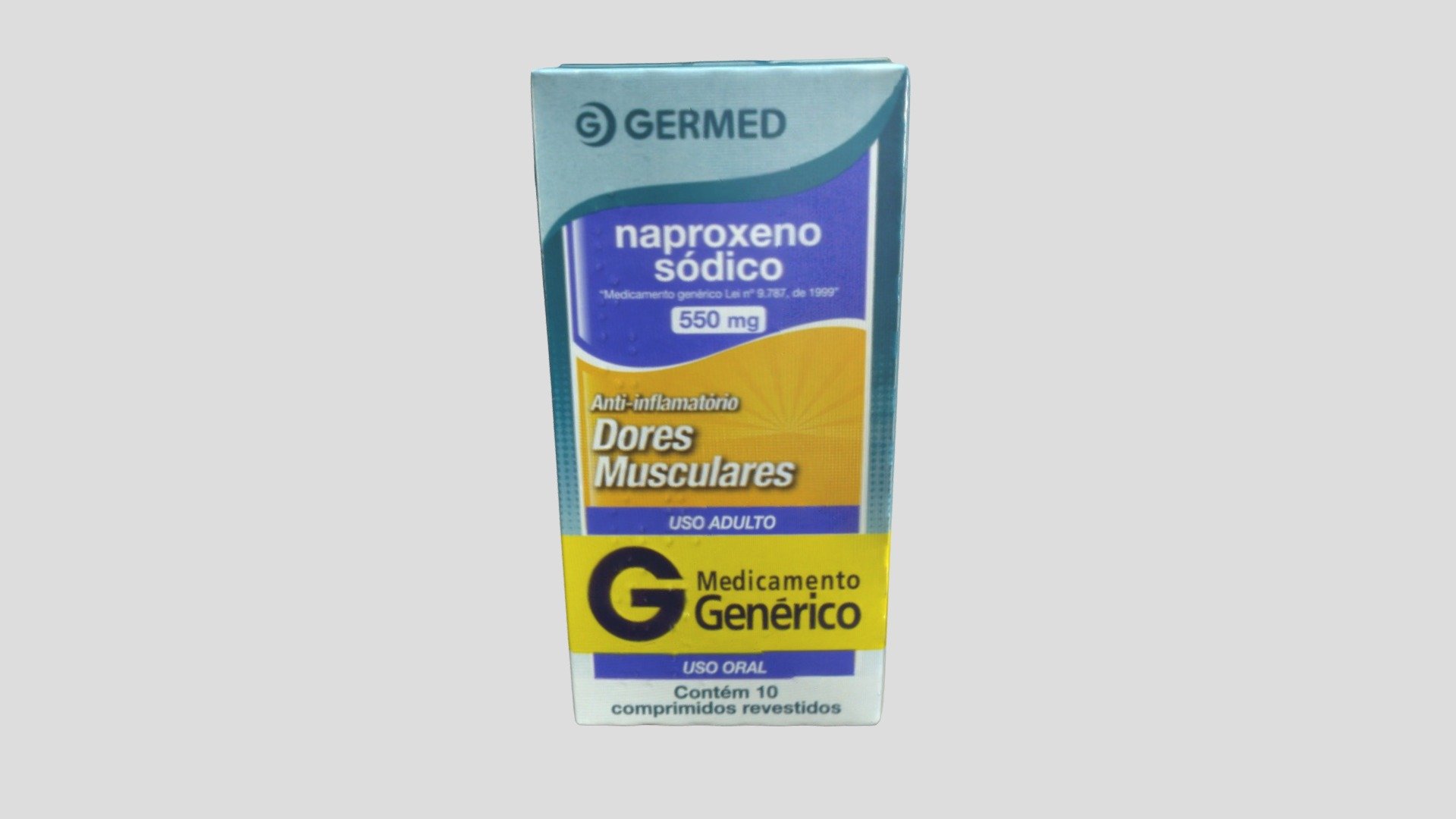 Germed - (C) Naproxeno Sodico - 3D model by 42LabsCS [8fe0e2f] - Sketchfab