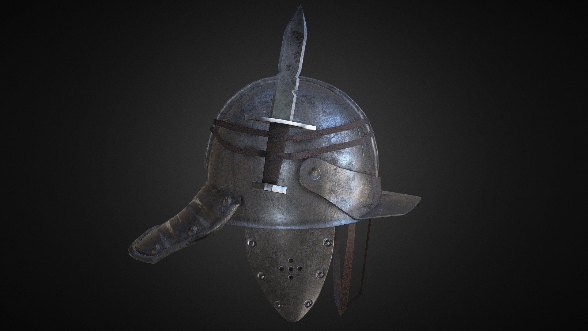 Adventurer's Helmet - 3D model by Vincent Gagnon (@ChopChop) [8fe20bf ...