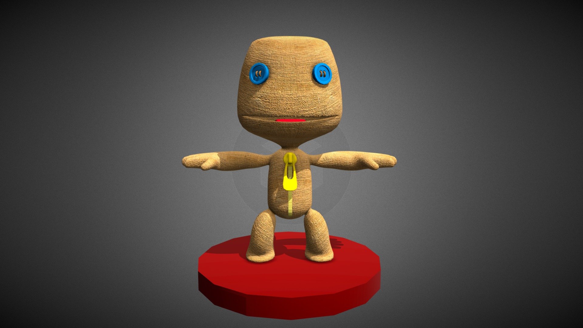 Sack Boy - 3D model by meir_azmir (@azmir_osman) [8fe2504] - Sketchfab