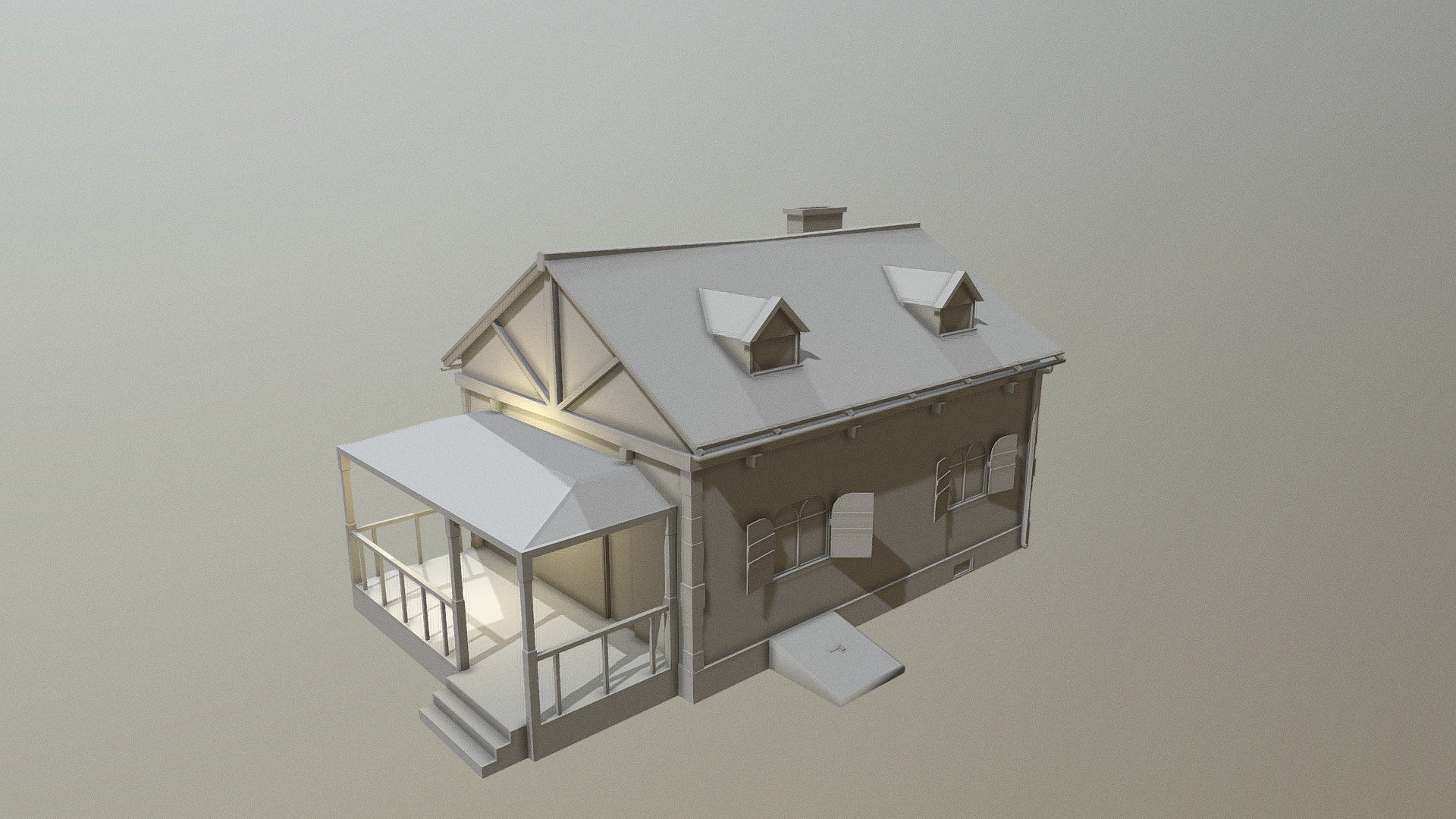 Wood house - 3D model by djosefwytemalhos [8fe265e] - Sketchfab