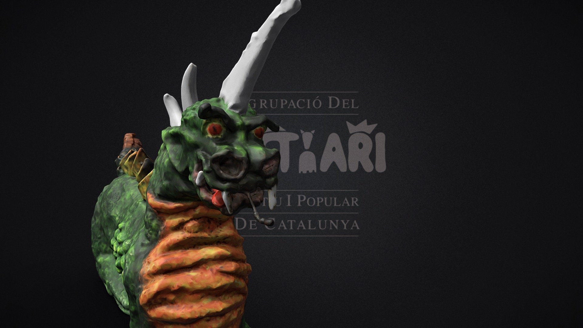 Víbria Trempada - 3D model by Agrupació del Bestiari Festiu i Popular ...