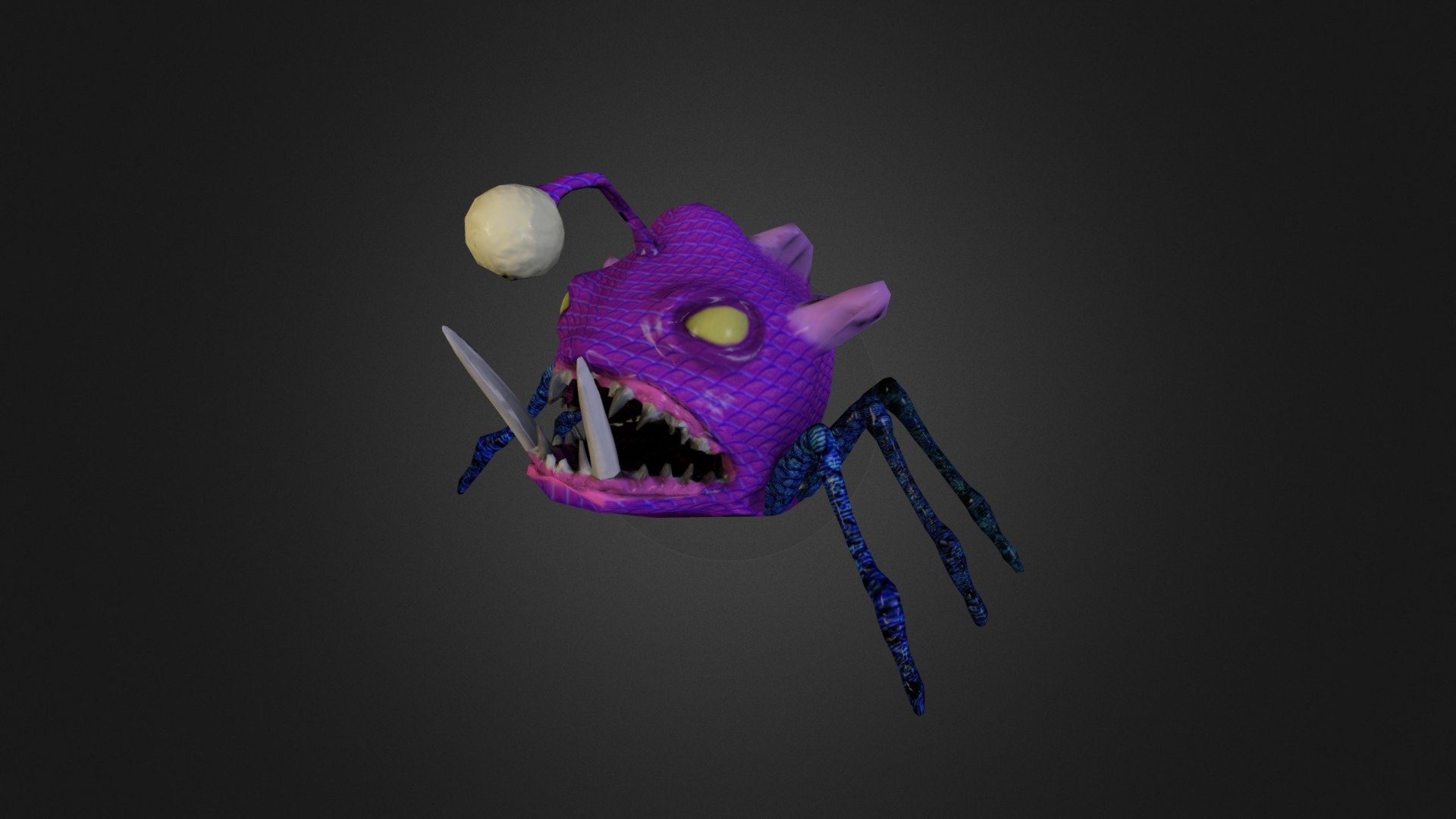 Dangler Fish - 3D model by KrisFrosz133 [8fe41a8] - Sketchfab