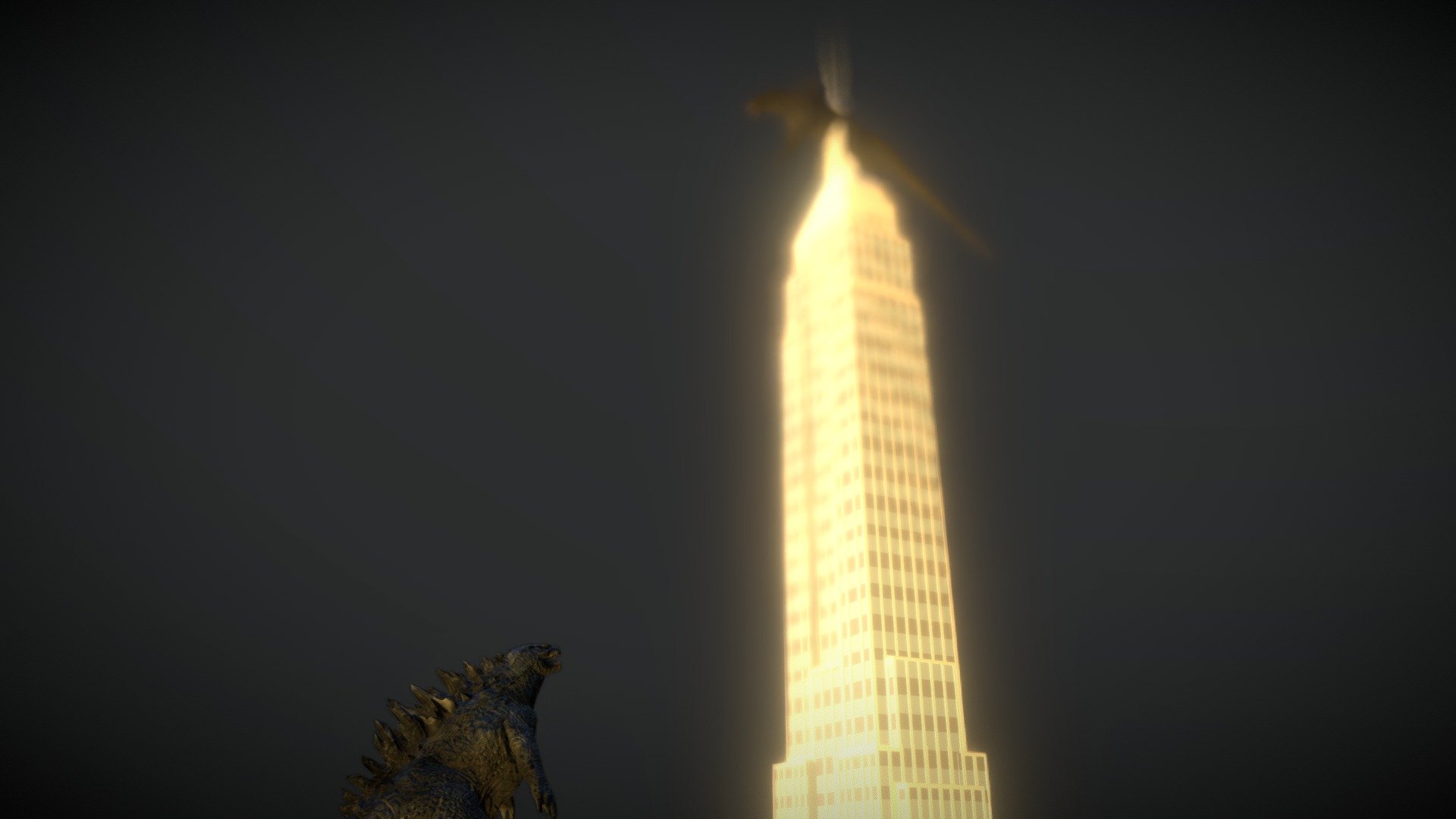 Godzilla 2014 And Zilla - Download Free 3D model by Cameraman ...
