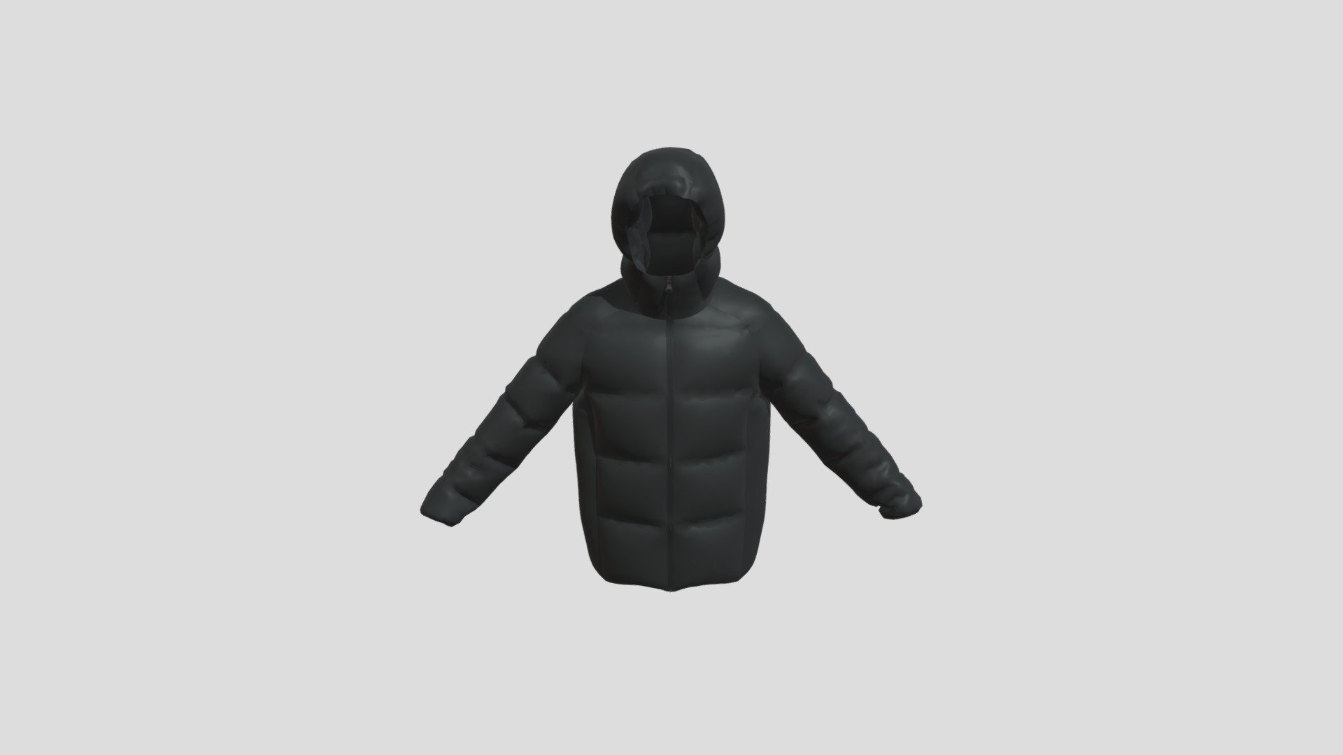 Men-s-black-puffy-jacket - Download Free 3D model by dhruv1068.be21 ...