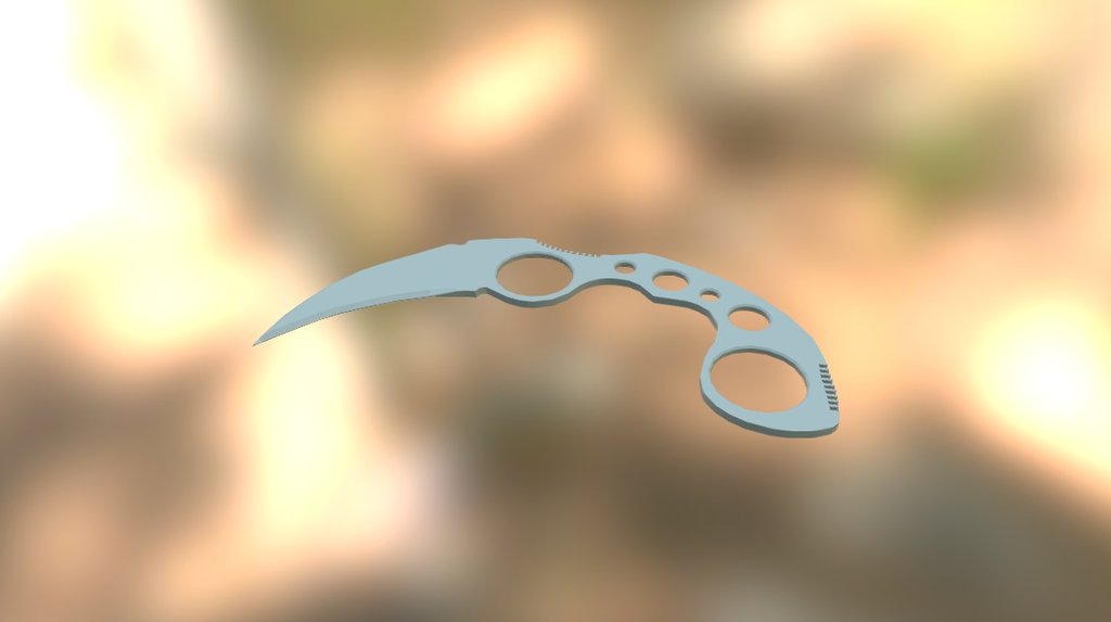 Modern Karambit - 3D model by thecakeface [8fea3c5] - Sketchfab