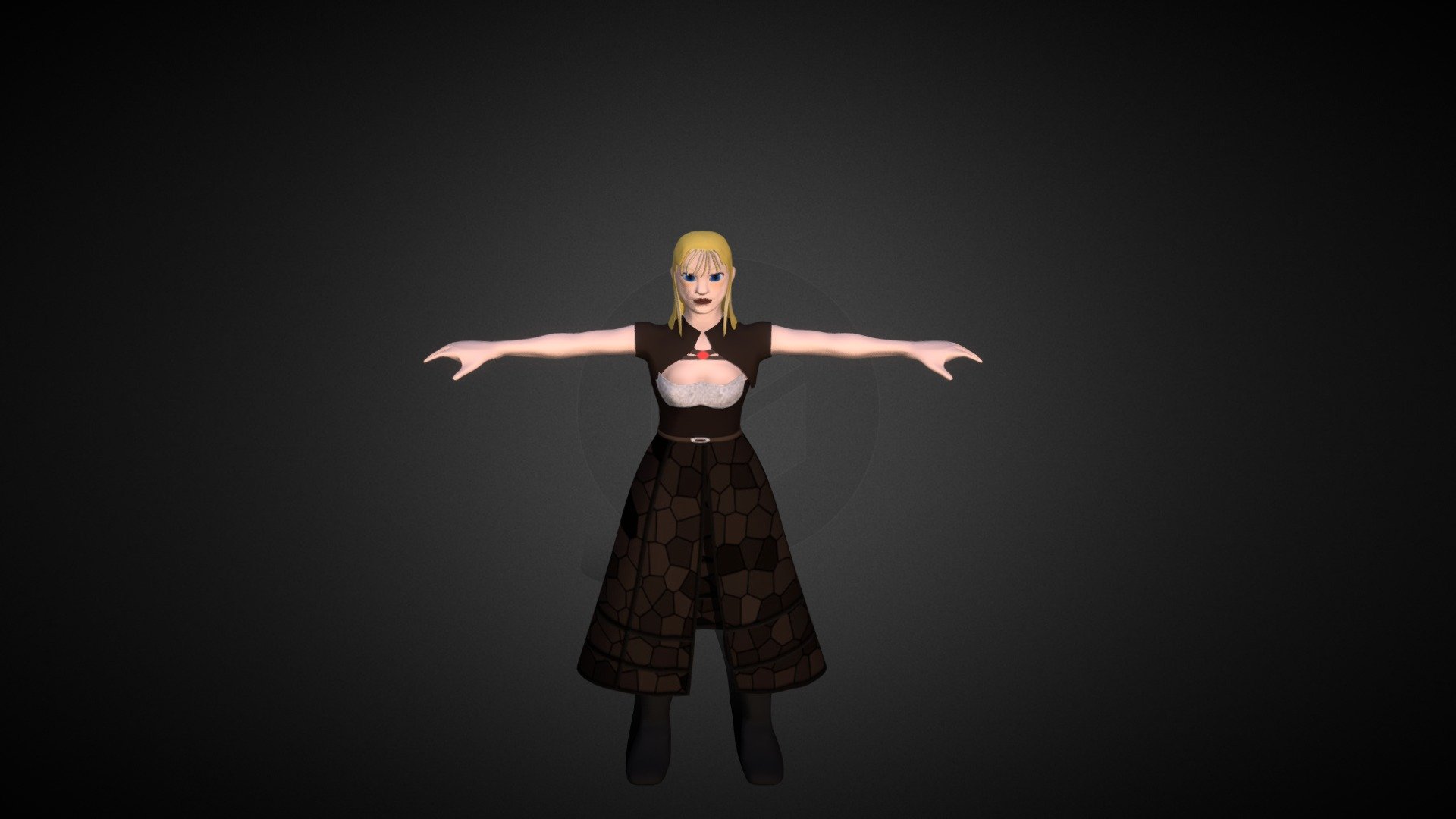 Female modelling practice - 3D model by srohowyj [8feb3af] - Sketchfab