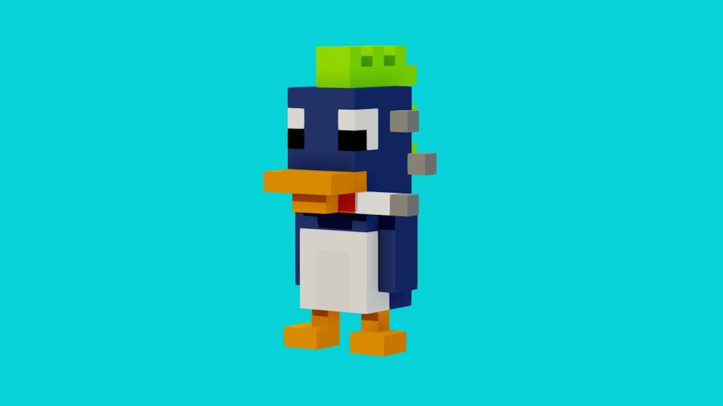 Penguin Punk Version - 3D model by Stadalf [8febc34] - Sketchfab