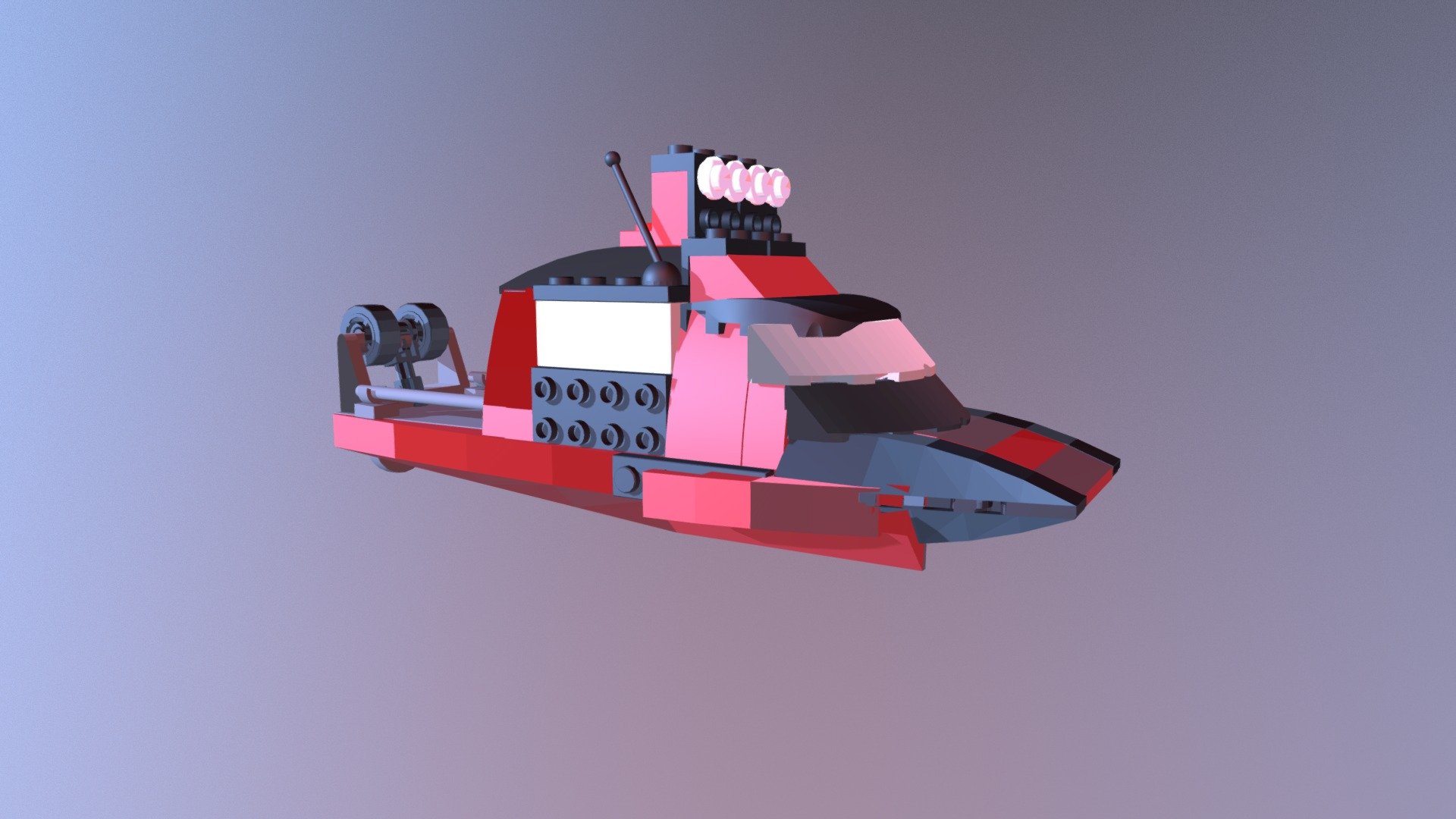 Jacks Lego Speed Boat - 3D model by Cronkers (@Jack679_) [8fec025 ...
