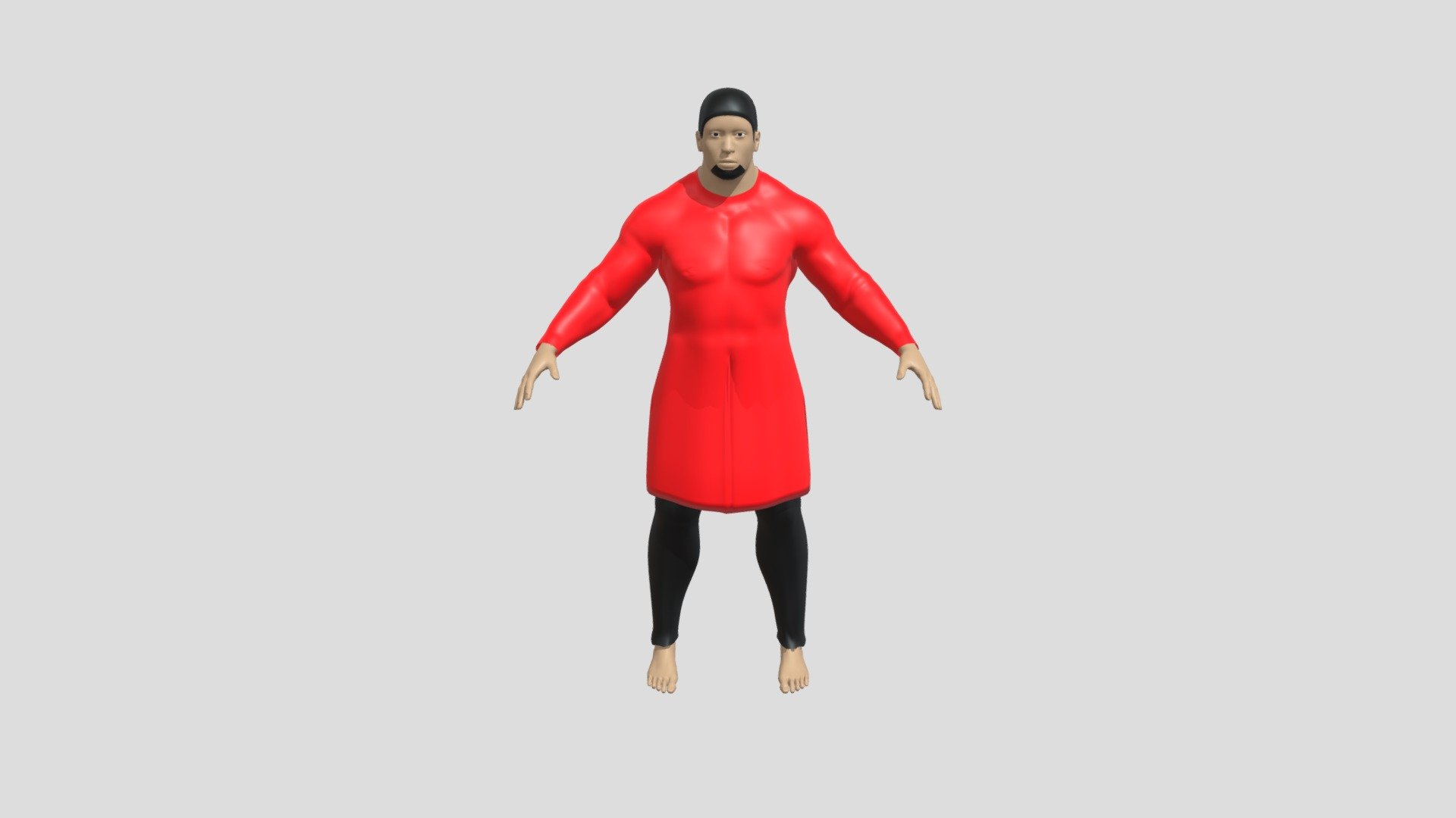Character in Traditional Attire Unrigged 3DModel - 3D model by Hasn.ain ...