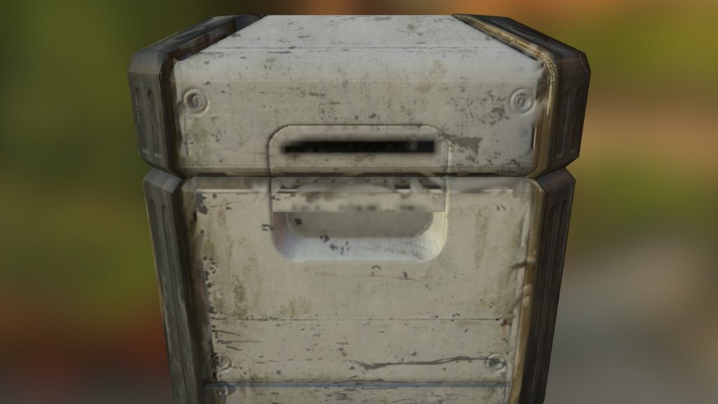 Rusted Old Sci- Fi Crate - 3D model by lindley [8ff27bc] - Sketchfab