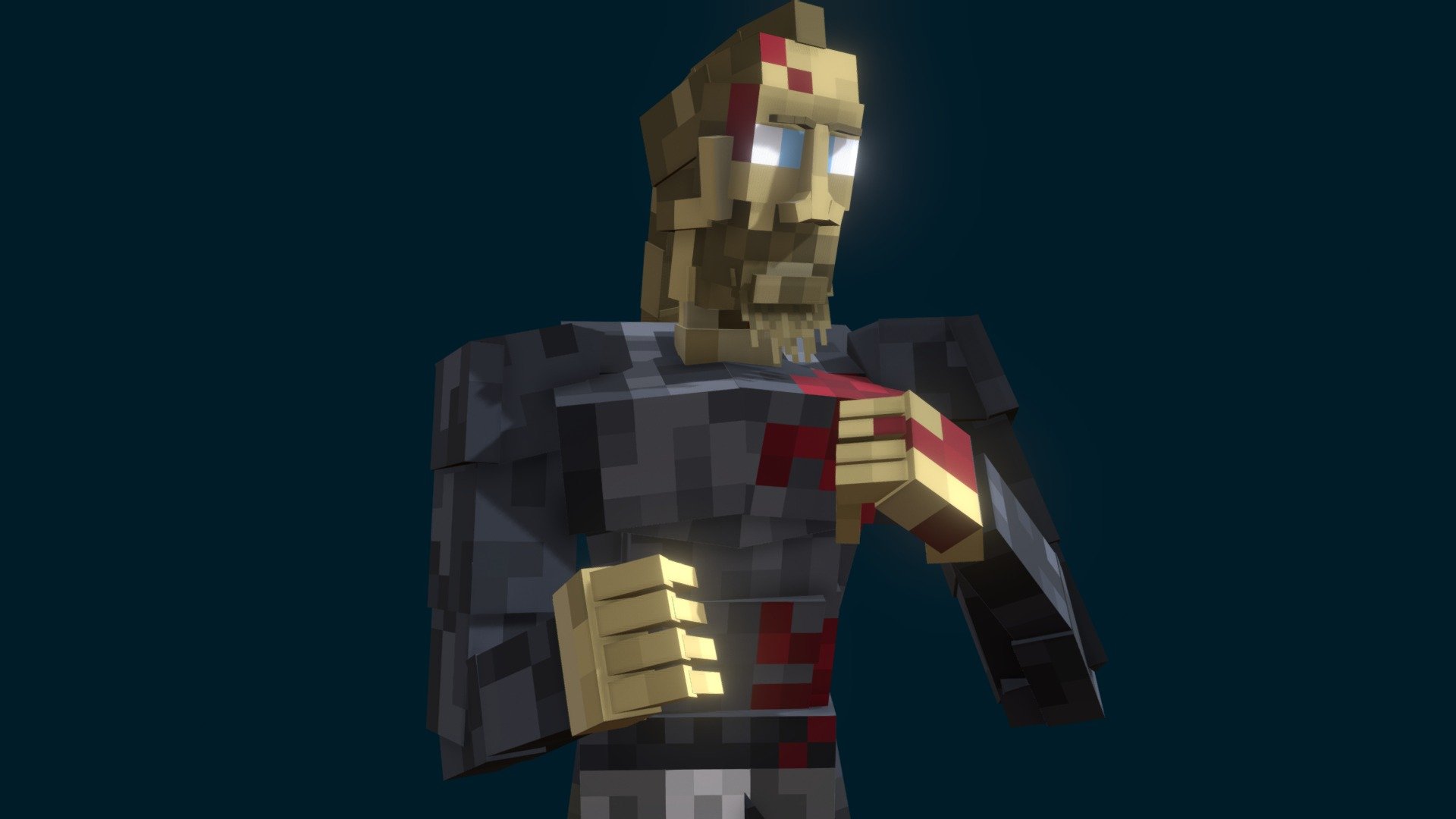 Viking Ragnar Minecraft - 3D model by mateo3d_ [8ff4cc5] - Sketchfab
