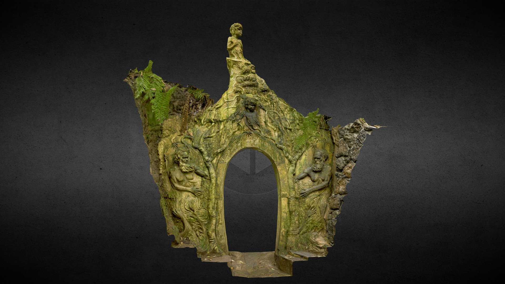 Grotto entrance detail (HQ) - Download Free 3D model by UoM ...