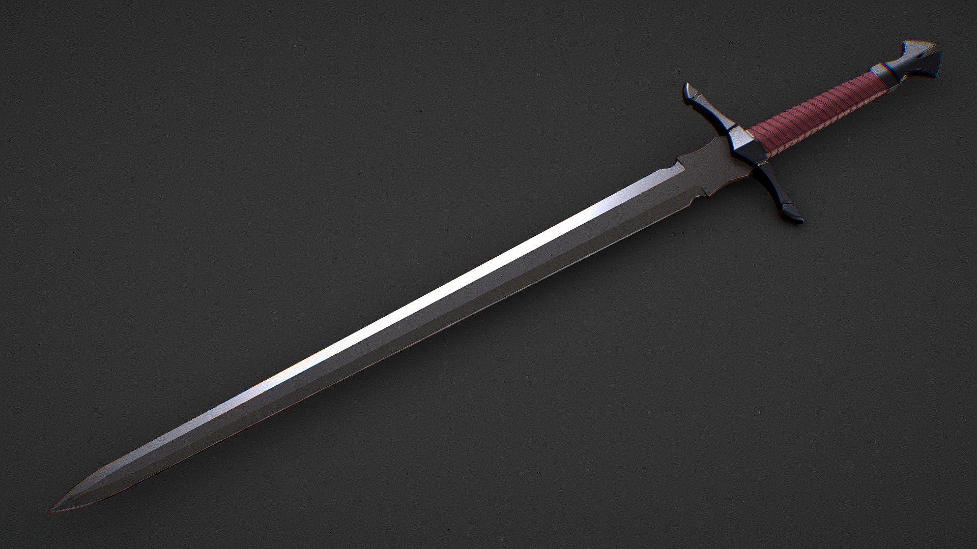 Longsword - Buy Royalty Free 3D model by re1monsen [8ff769a ...