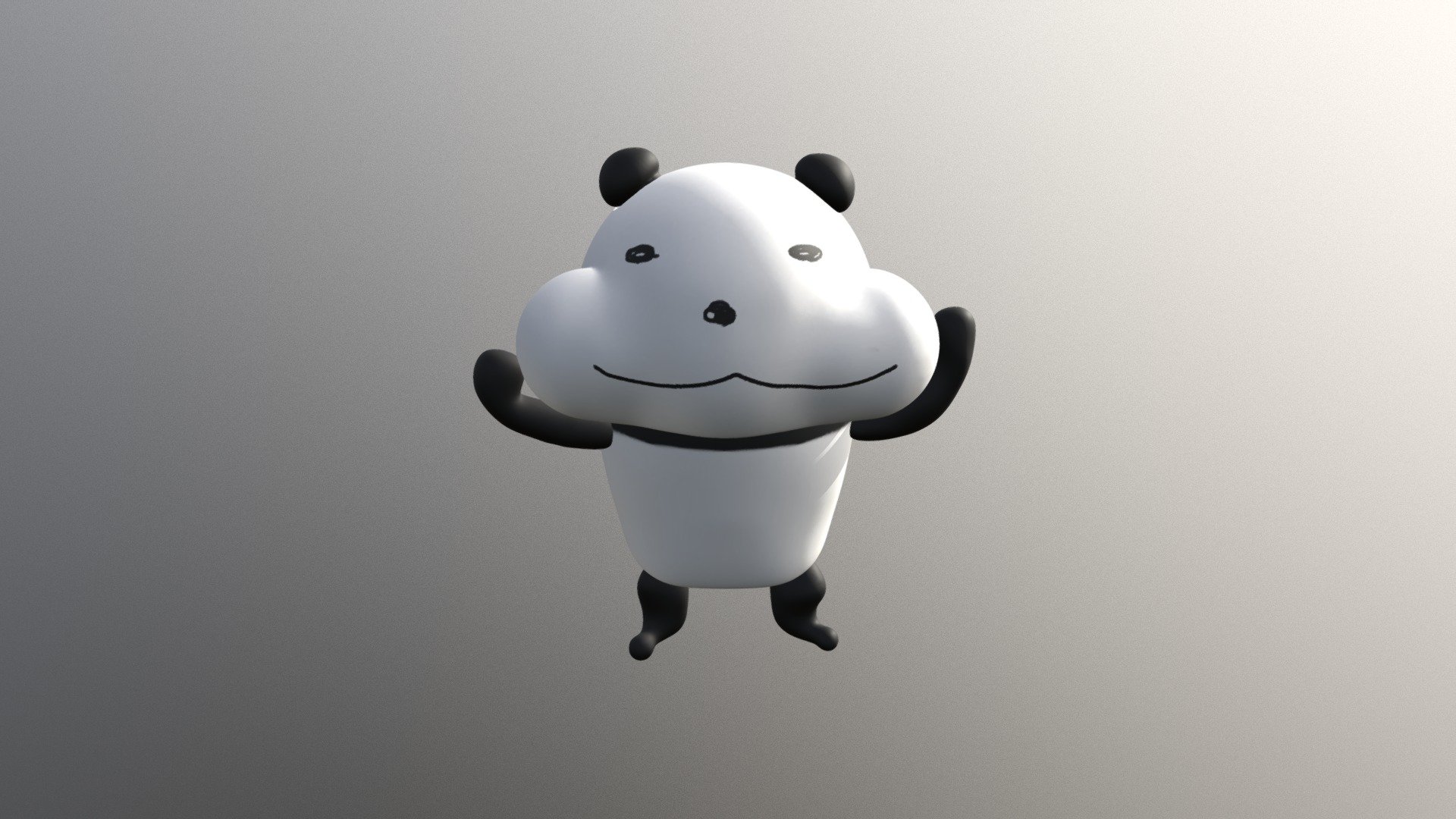 panda2 - 3D model by hagihagi [8ff9b4f] - Sketchfab