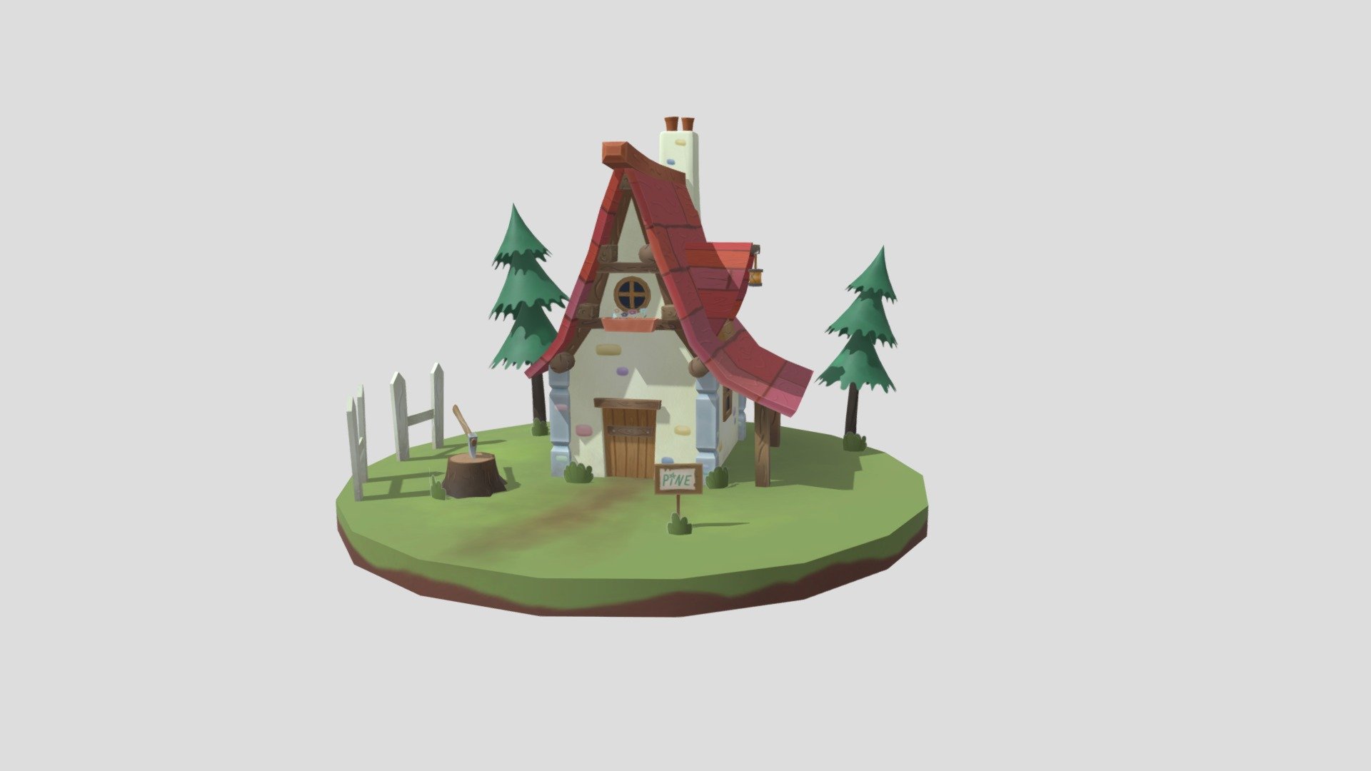 Little House - Download Free 3D model by KrisG [8ffa5a2] - Sketchfab