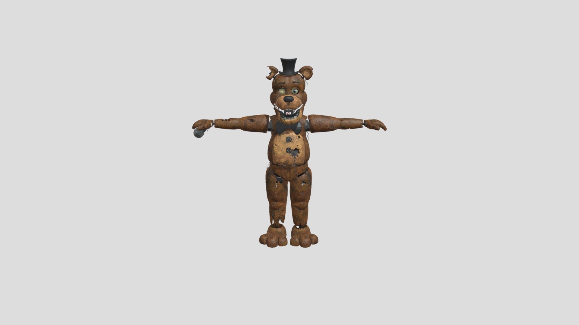 Stylized Unwithered Freddy(Secnerix) - Download Free 3D model by ...