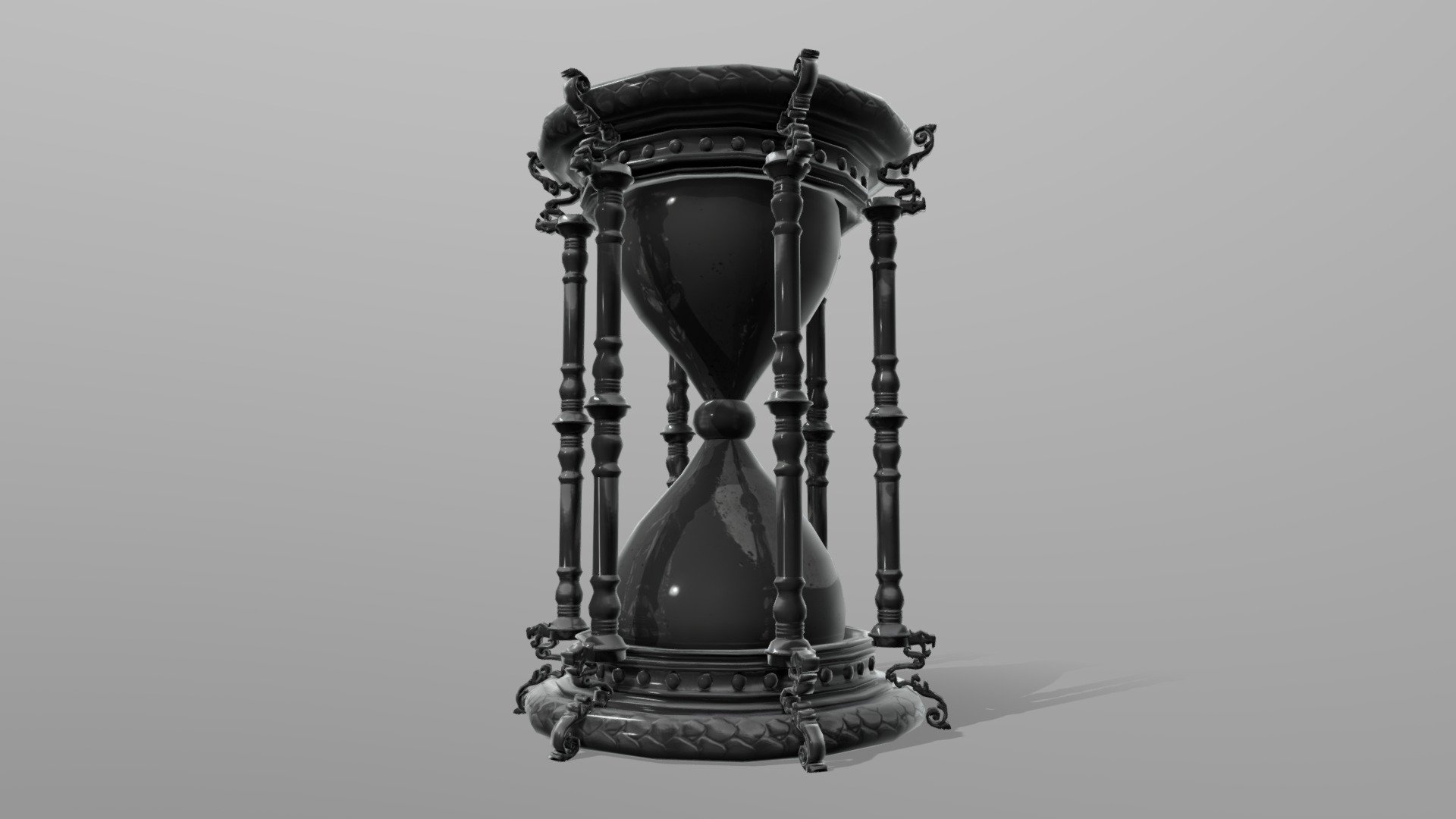 Black sandglass - Buy Royalty Free 3D model by digikstudio [8ffc915 ...
