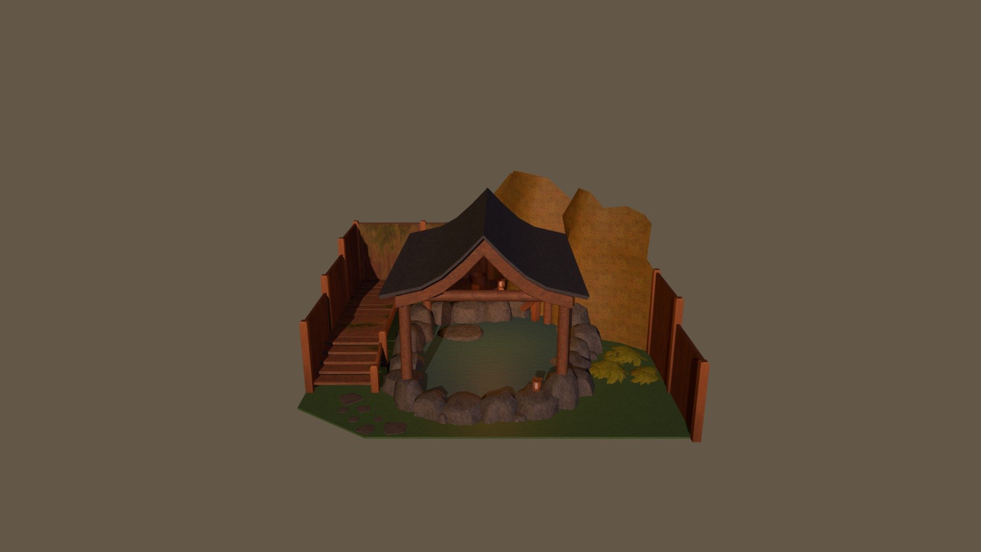 Leder_Hot_Spring - 3D model by Drew_Leder [8ffd9ac] - Sketchfab