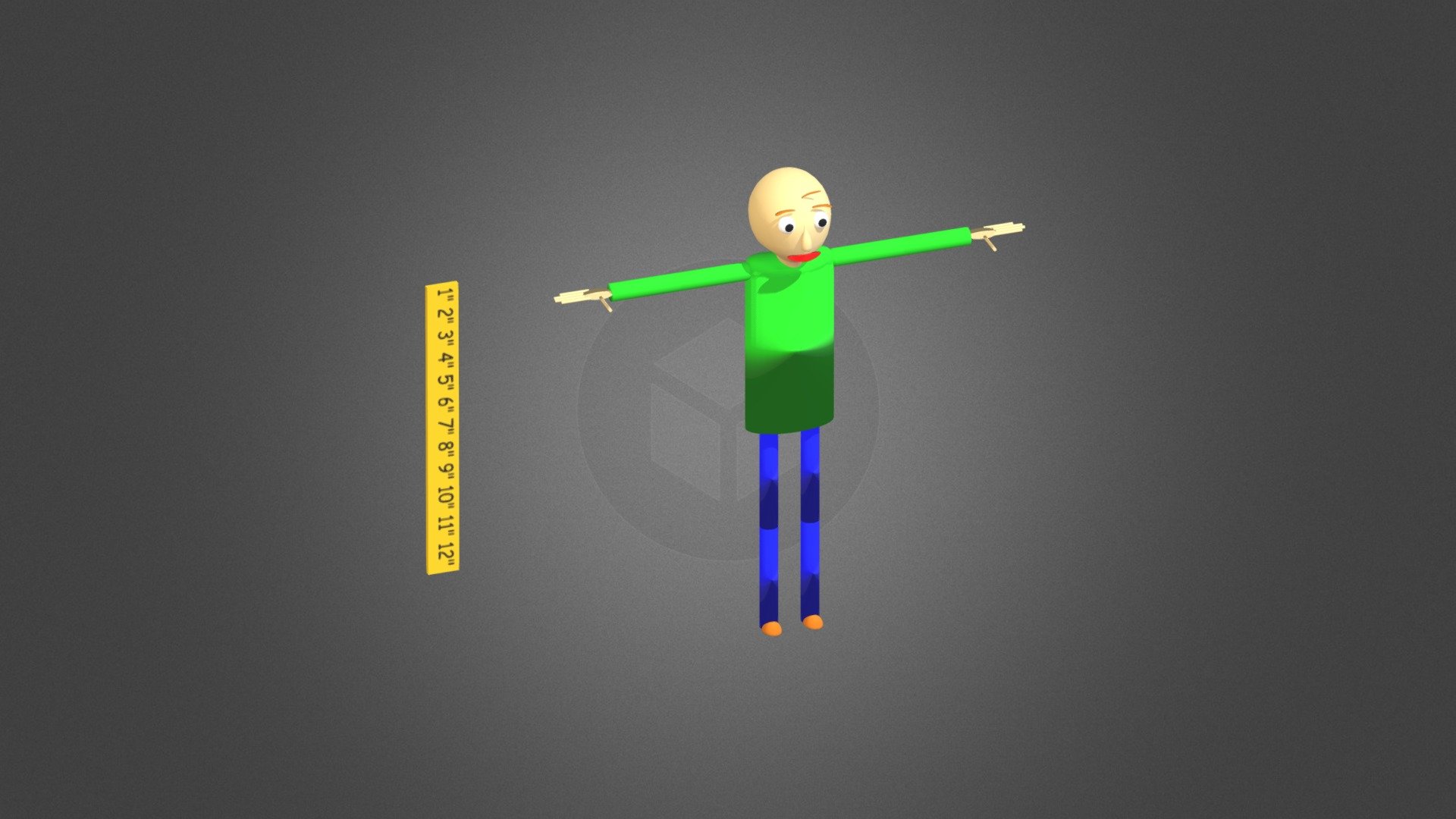 baldi - Download Free 3D model by un_rendem123 [8ffe746] - Sketchfab