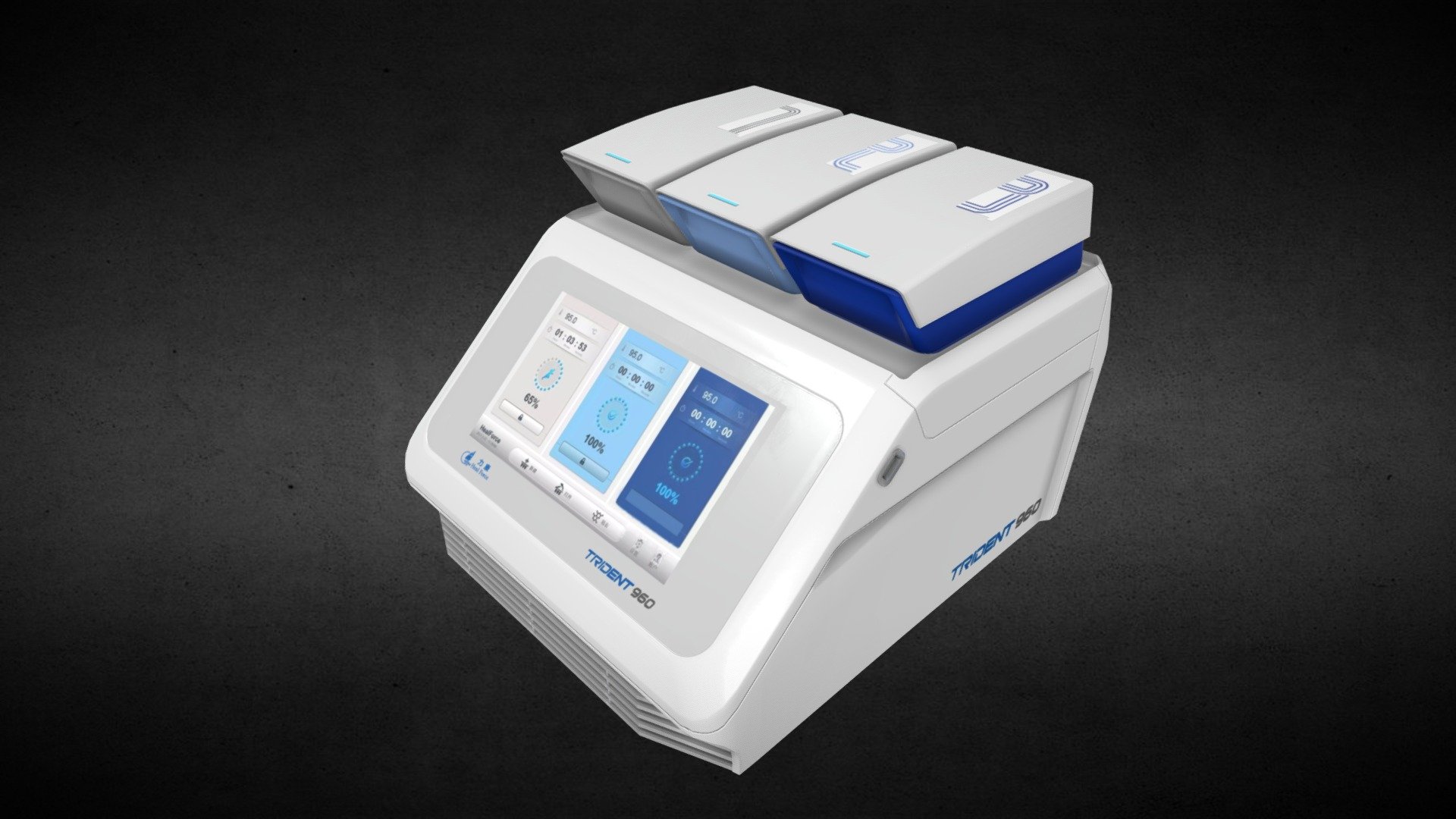 PCR Polymerase Chain Reaction Instrument - Buy Royalty Free 3D model by ...