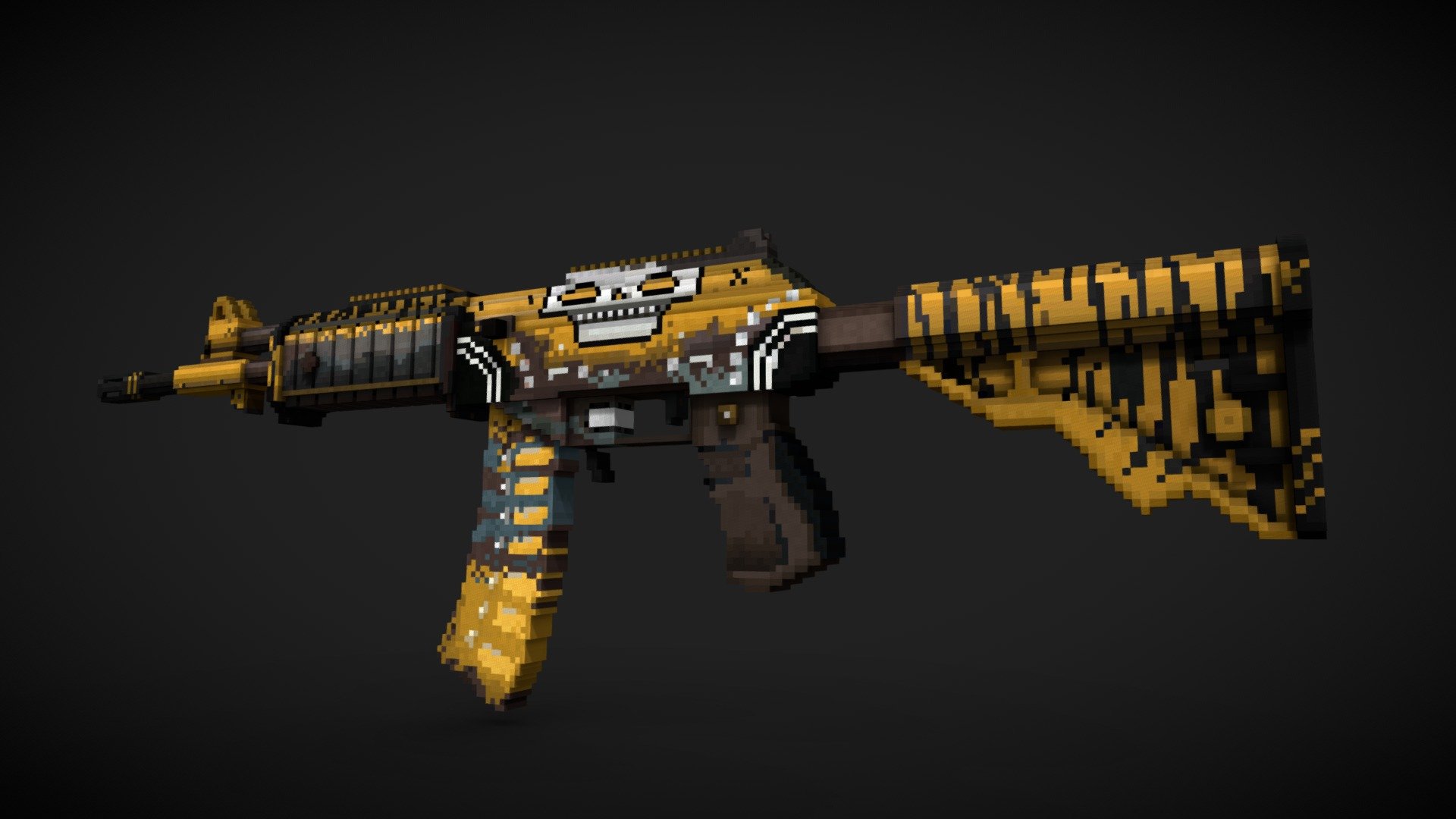 Galil | Chatterbox - Voxel Art - 3D model by Tung Linh (@tlinhh.41 ...