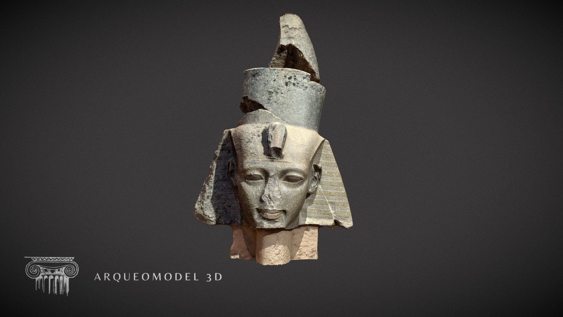 The Osorid Statues - Ramesseum | LUXOR - EGYPT - Buy Royalty Free 3D ...