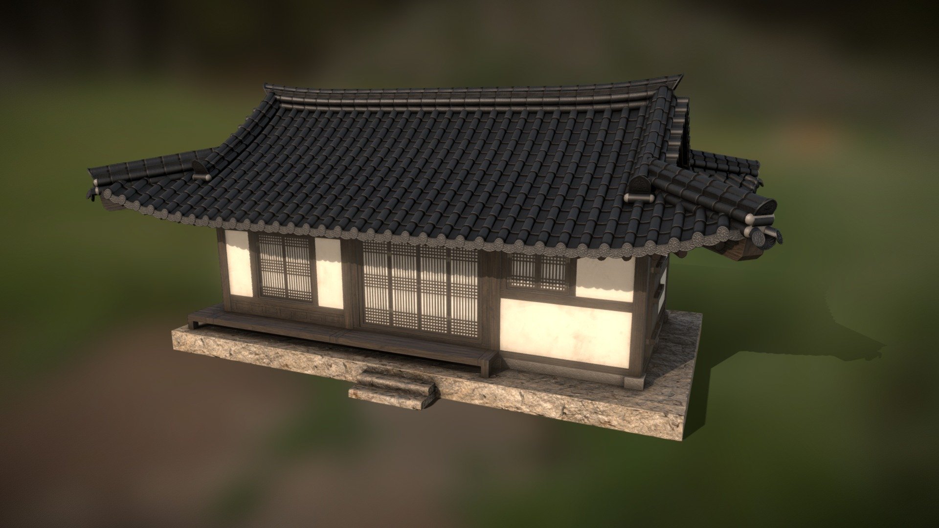 Hanok - Buy Royalty Free 3D model by TGRAM [9003d01] - Sketchfab Store