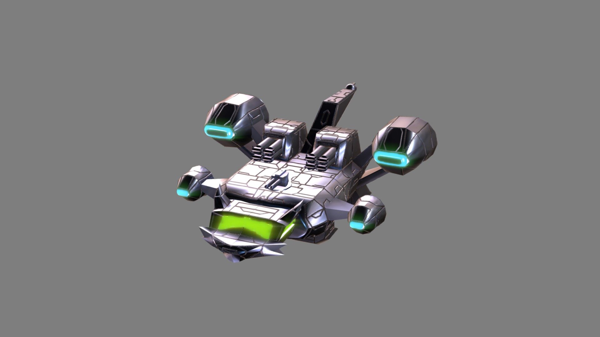 Cat Ship - 3D model by Objective_Perspective [900404e] - Sketchfab