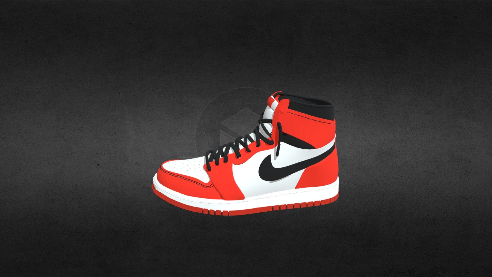 Nike Air Jordan 1 - 3D model by polinapolkovskaya [9004de8] - Sketchfab