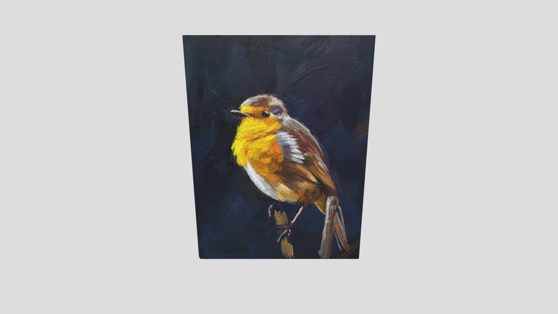 my first vermillion painting - 3D model by Howdem [9008f25] - Sketchfab