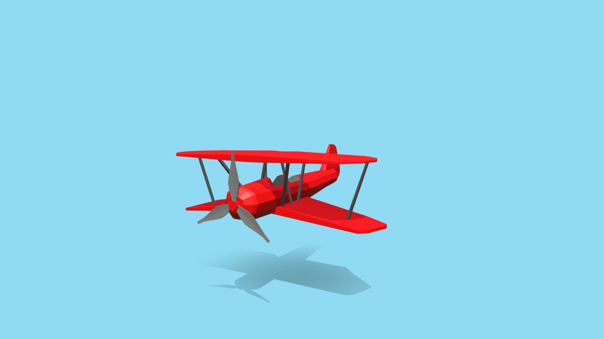 Low Poly Plane - Buy Royalty Free 3D model by Mahdi.G [900983b ...