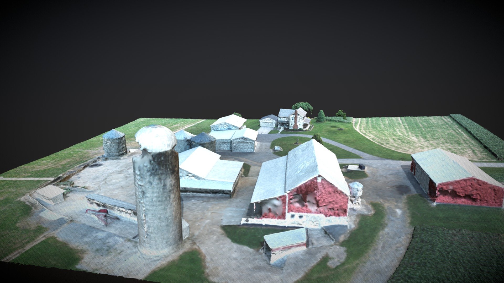 Rural Farm Mesh - 3D model by jshrudy [900ae55] - Sketchfab