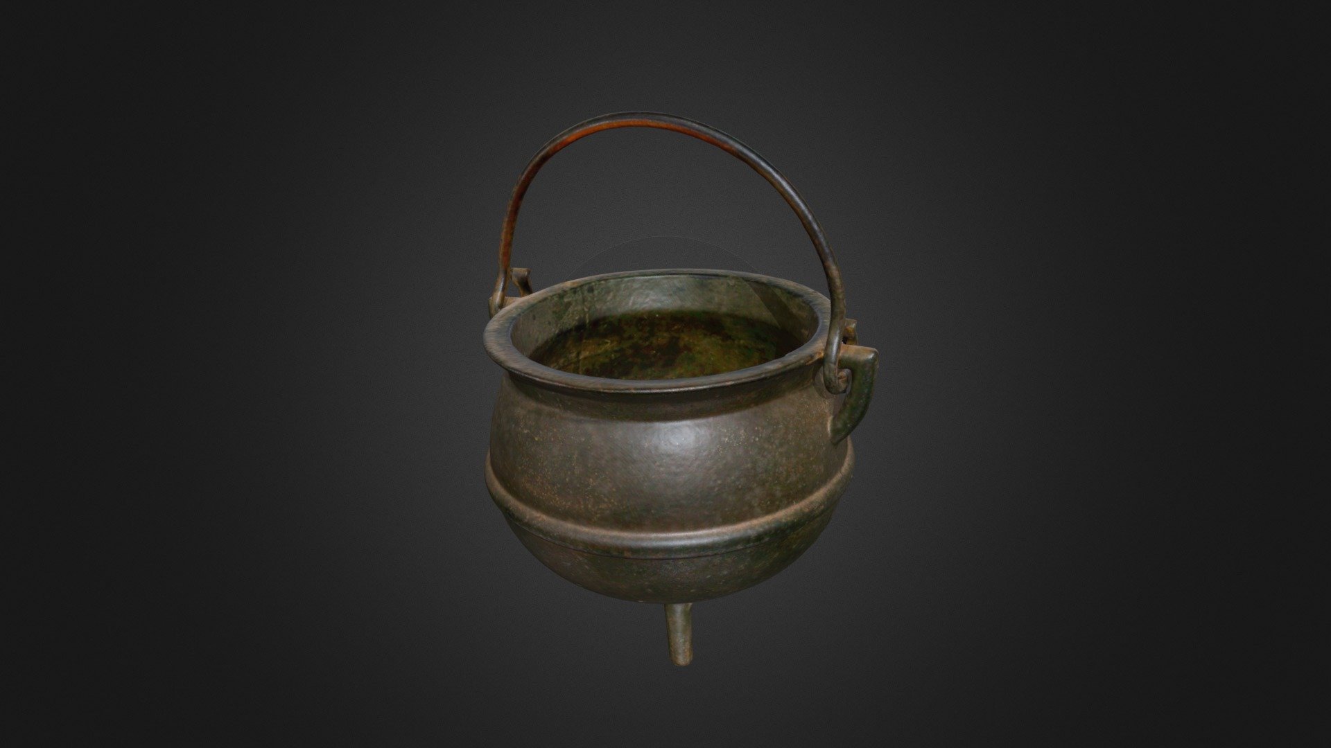St. Jean Baptiste State Historic Site Cauldron - Download Free 3D model ...