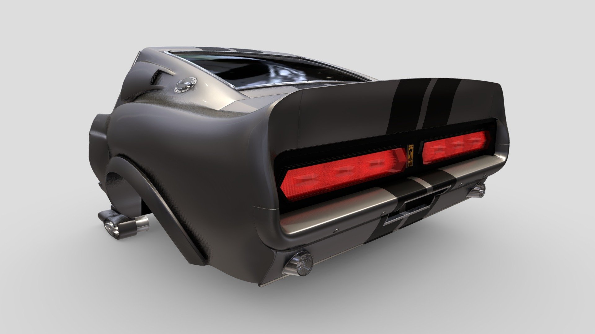 Eleanor Mustang: Exterior (Rear) - 2023 - 3D model by James Marro ...