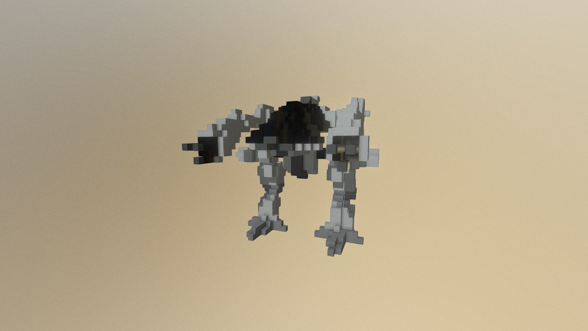 Mecha voxel - Download Free 3D model by arasatasaygin [900c3c8] - Sketchfab